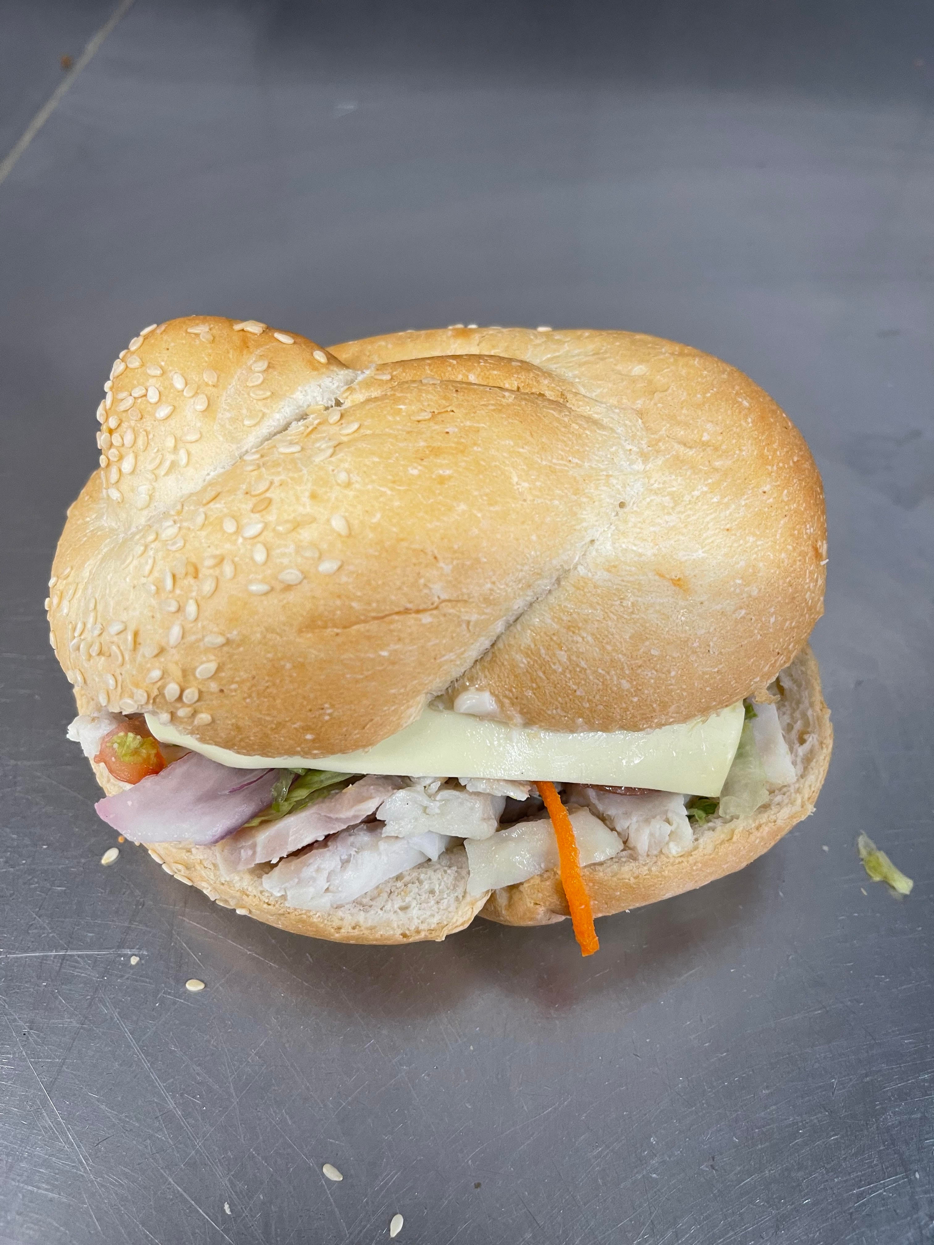 pre-made chicken salad rolls | Macs' Deli